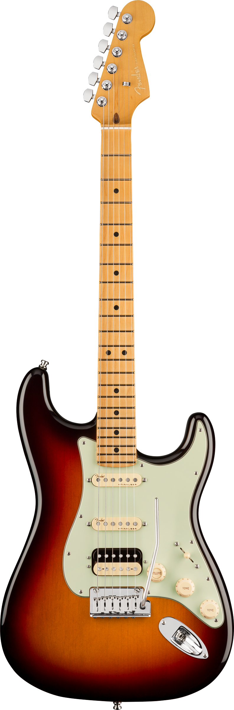 Fender American Ultra Stratocaster HSS, Maple Fingerboard, Ultraburst ...