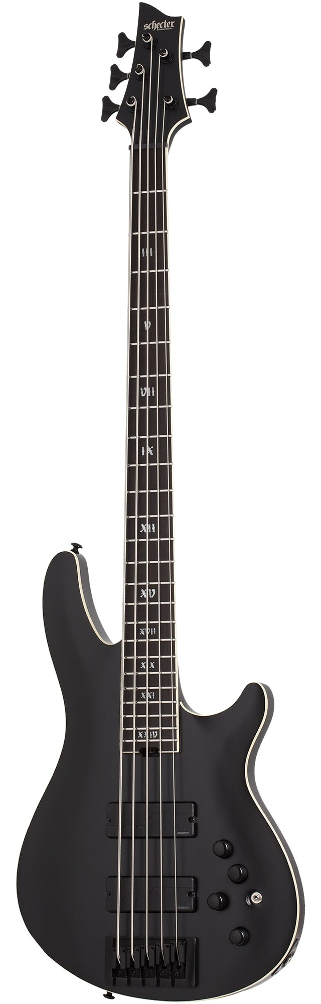 Schecter SLS Elite-5 "Evil Twin" Satin Black for Sale in Canada | Zedem