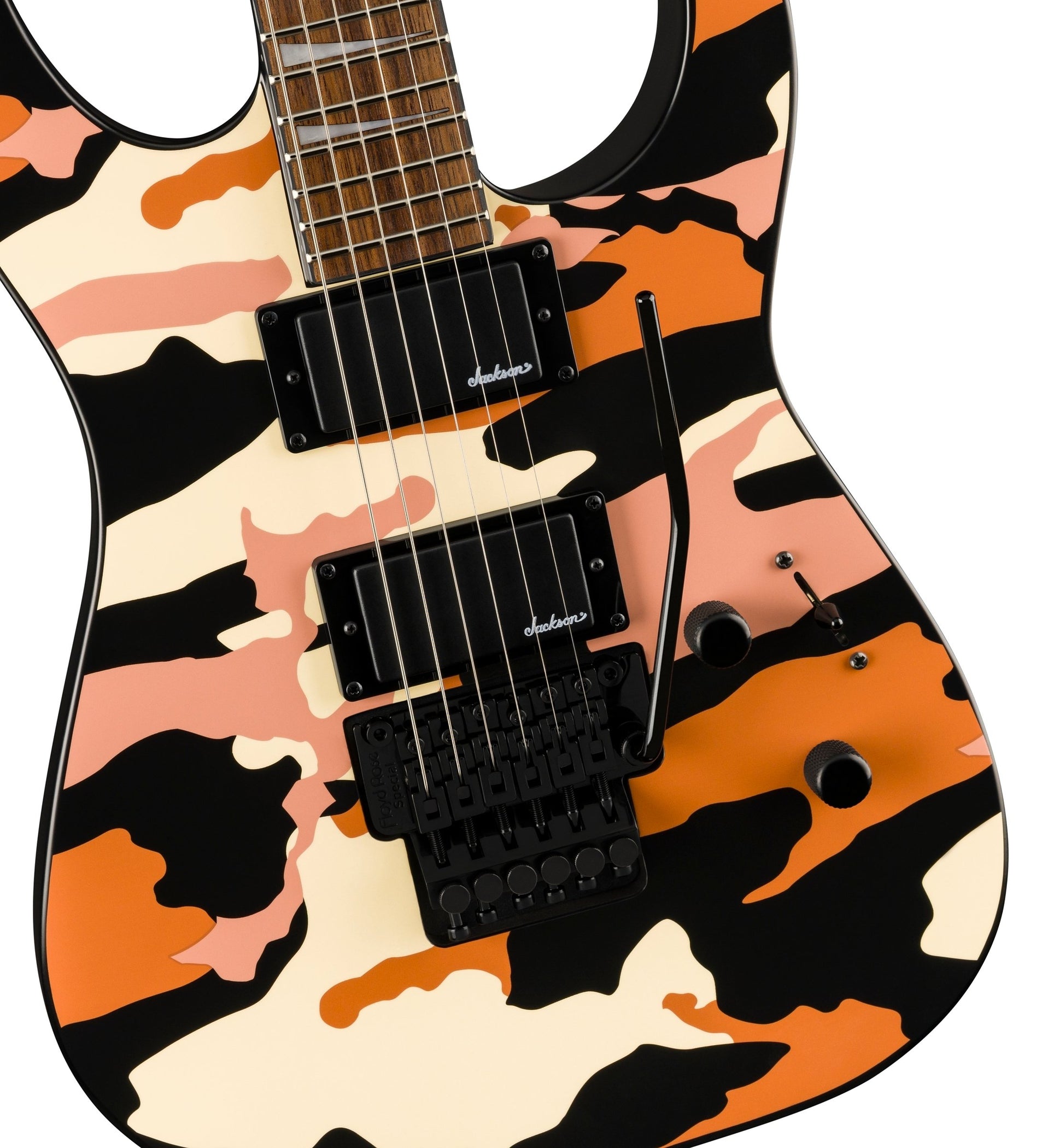 Jackson X Series Soloist SLX DX Camo, Laurel Fingerboard, Butterscotch ...