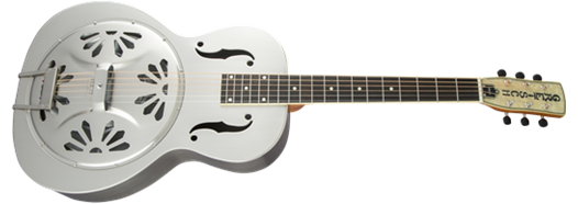 Gretsch G9221 Bobtail Steel Round-Neck A.E., Steel Body Spider Cone Re ...