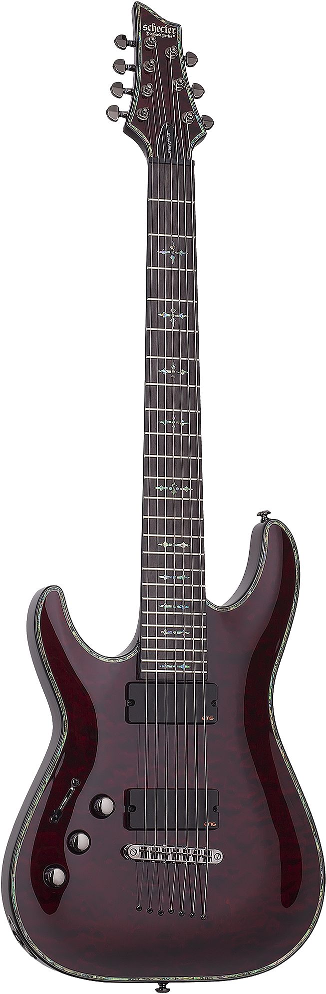 Schecter Hellraiser C-7 Left-Handed Black Cherry for Sale in Canada | Zedem