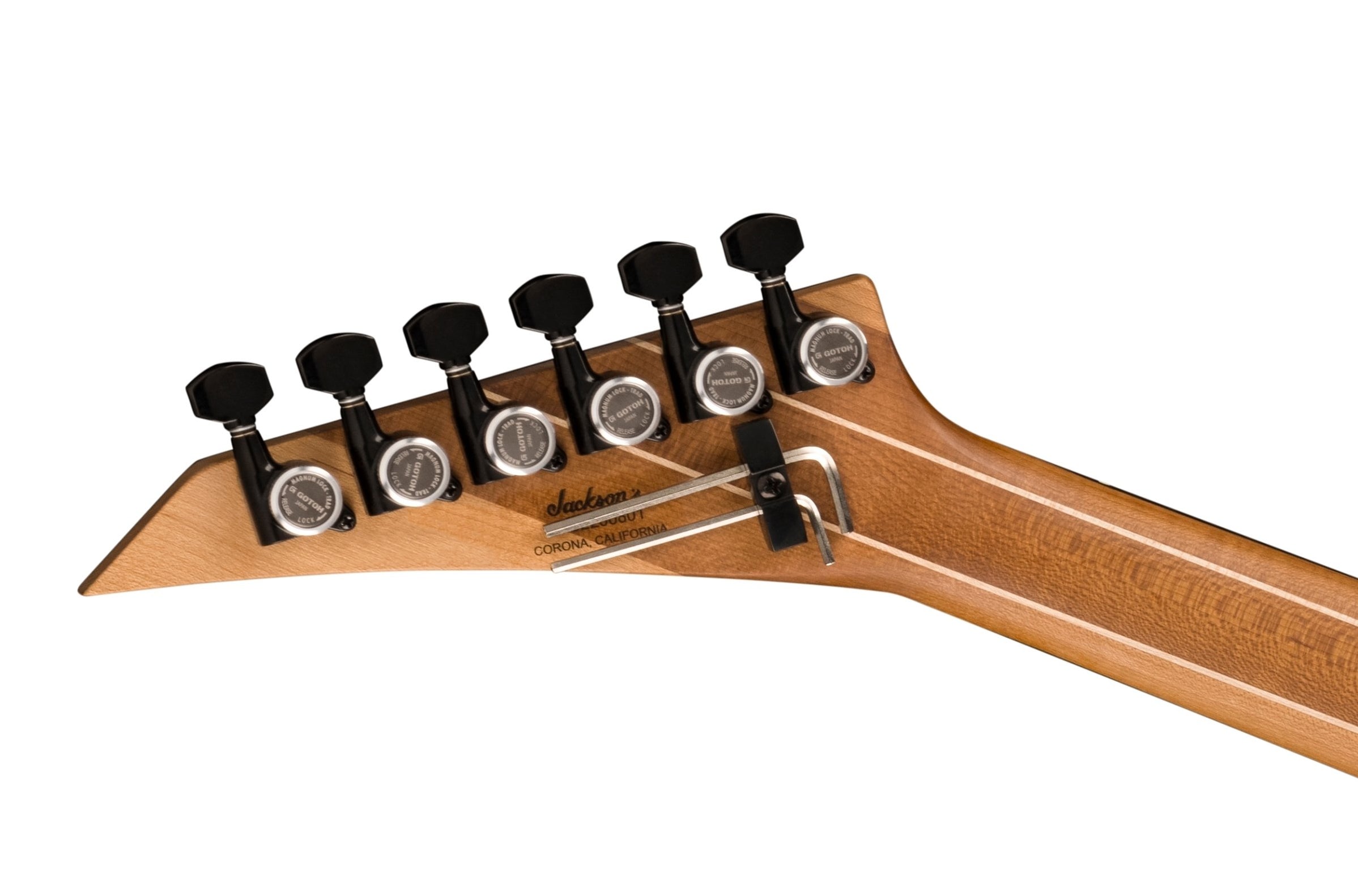 Jackson American Series Virtuoso, Streaked Ebony Fingerboard, Satin Sh ...
