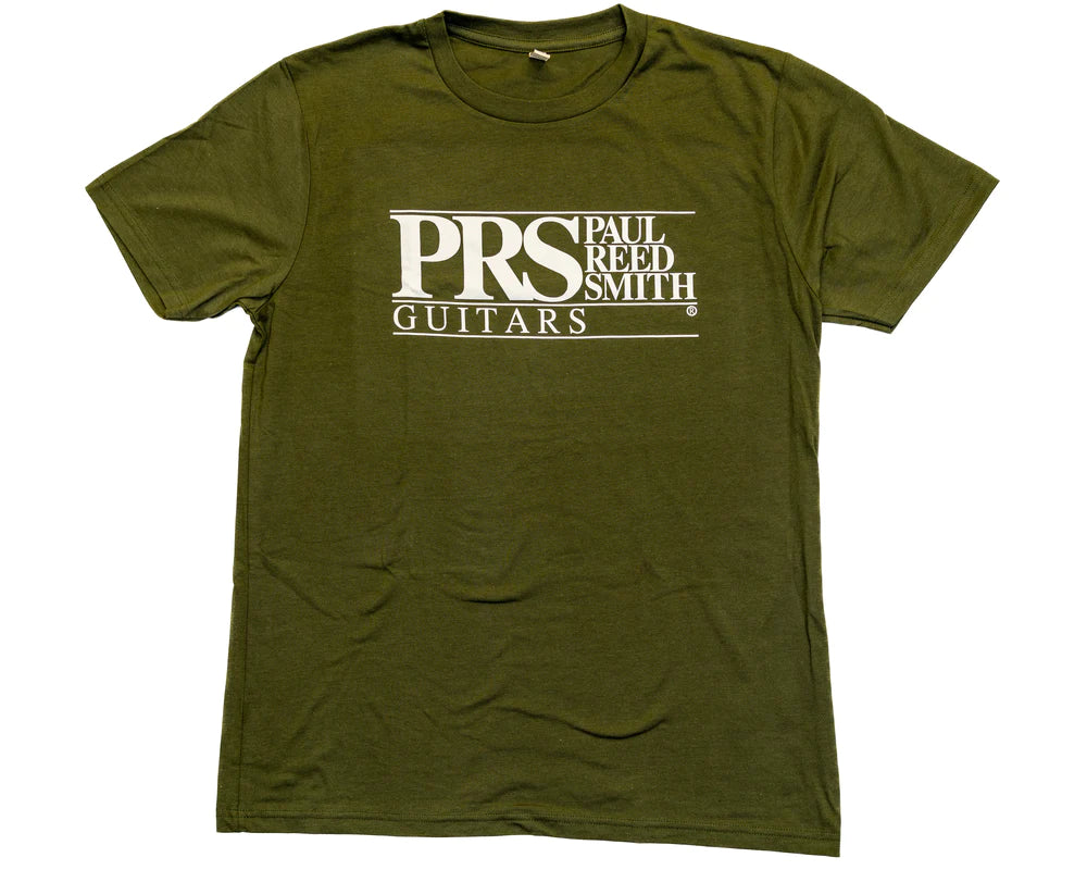 PRS Classic Tee, Short-Sleeve, PRS Block Logo - Military Green, Medium ...
