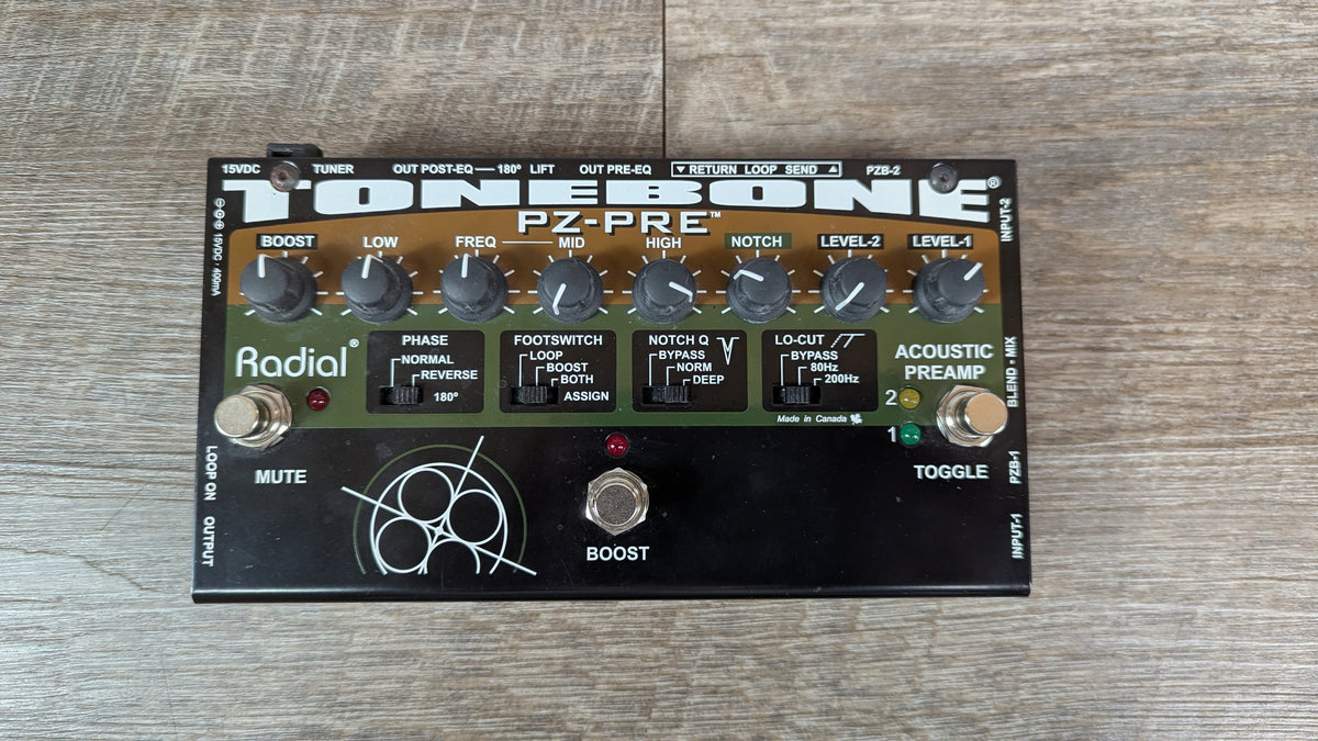 Radial ToneBone PZ-Pre Acoustic Instrument Preamp - Used à vendre au ...